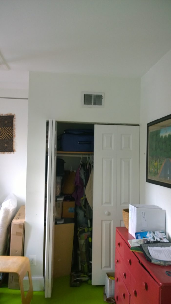 Using one minisplit head (wall unit) for two small rooms ...